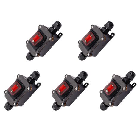 IP67 Waterproof Inline Switch 12V DC 20A High Current Power Waterproof ...