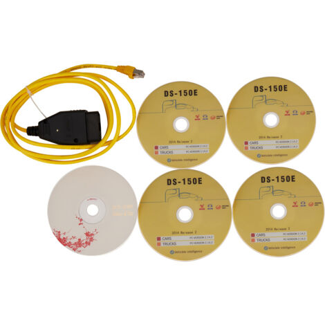 for E-SYS ICOM For BMW ENET Ethernet to OBD Interface Cable Coding F ...