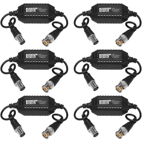 Coaxial Video Ground Loop Isolator Balun BNC Male to Female for CCTV Camera