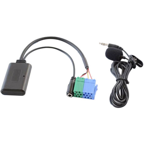 Car Bluetooth Music Audio Cable Microphone Handsfree Adapter ISO for Fiat Grande Punto Alfa ...
