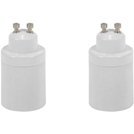 GU10 to E26/E27 Adapter GU10 Bayonet Base to E26/E27 Edison Screw Bulb Socket Adapter Converter ...