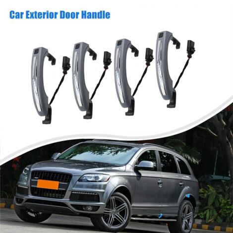 4Pcs Car Smart Sensor Exterior Door Handle for Audi Q7 2007-2015 ...