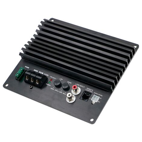 Car Audio 12V Single-Channel Bass Amplifier High-Power Car Amplifier ...