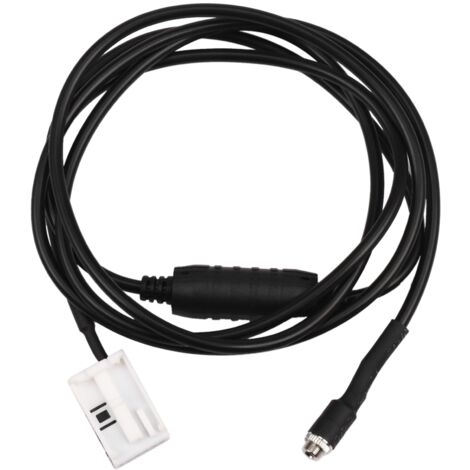 Car AUX Audio Cable Line Connector with Resistor 1.5M 12 Pin for BMW E60 E61 E63 E64 E65 E66 E81 ...