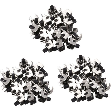 20 Pcs Momentary Right Angle Tactile Tact Push Button Switch 6 x 6mm x ...