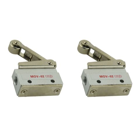 2X Mov-02 8.5Mm 2 Position 3 Way Roller Lever Mechanical Valve