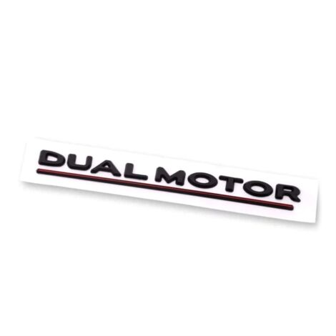 For Tesla Model 3 Y X S Dual Motor Emblem - 3D Dual Motor Badge Sticker ...