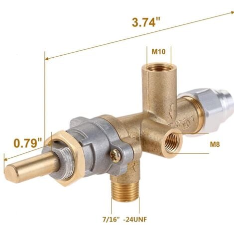 2X Patio Heater Control Valve Thermocouple Sensor Dump Switch Knob ...