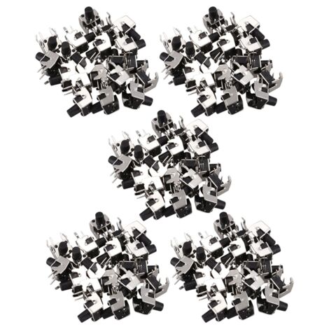 20 Pcs Momentary Right Angle Tactile Tact Push Button Switch 6 x 6mm x ...