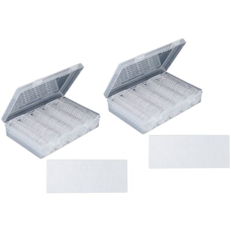 30 mm Coin Capsules Plastic Round Coin Holder Case and 6 Sizes (19/20 ...