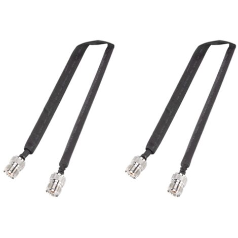 2X Window Pass Through Flat RF Coaxial Cable SO239 UHF Female to UHF ...