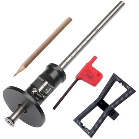 Dovetail Jig Wheel Marking Gauge Tool Set Woodworking Scriber Aluminum ...