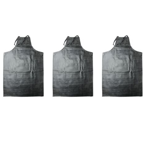 3X Heavy Duty Waterproof Rubber Vinyl Apron Industrial PVC Aprons ...