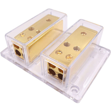 Car Audio Amplifier Power Distribution Block 2 In 8 Out Way Power ...