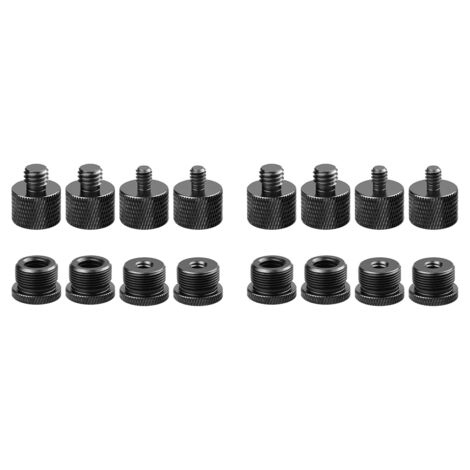 2set Microphone Stand Mic Boom Arm Set,Mic Thread Adapters-5/8 Female ...