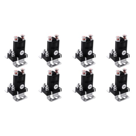 8X Dual Battery Isolator Relay Start On/Off 4 Pin 500A 12V for Car ...