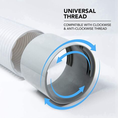 Portable Air Conditioner Exhaust Hose Coupler Window Adapter AC Unit ...