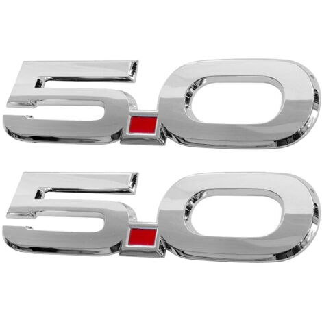 For 2015-2020 Ford Mustang GT 5.0 F150 F250 F350 Chrome Plated Side ...