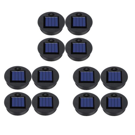 12 Pieces Replacement Solar Light Tops Outdoor Hanging Lantern Light ...