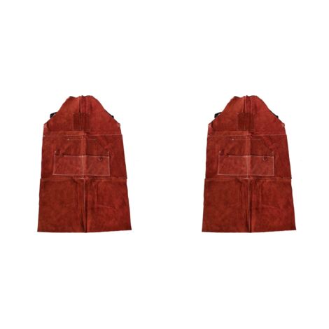 2X Leather Welding Apron - Heat & Flame-Resistant Heavy Duty Work Forge ...