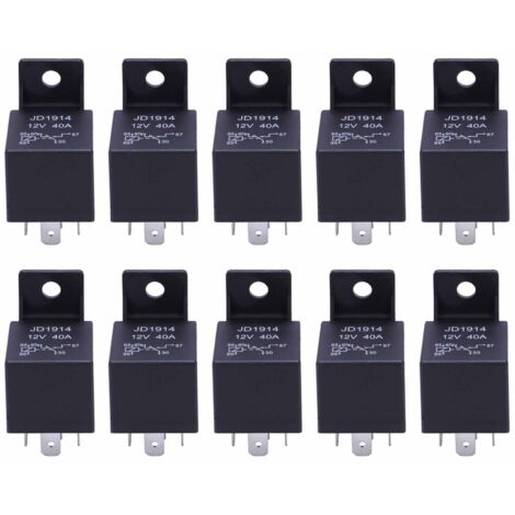 12V Volt 40A AMP 5 Pin Changeover Relay Automotive Car Motorcycle Boat ...