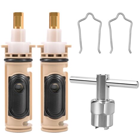 1222 Replacement Cartridges for Moen 104421 Cartridge Puller Removal Tool Shower Bathtub Faucet ...