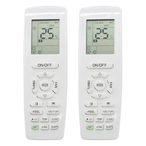 2X YAP1F Air Conditioner Remote Control for GREE YAP1F Home Heating and ...
