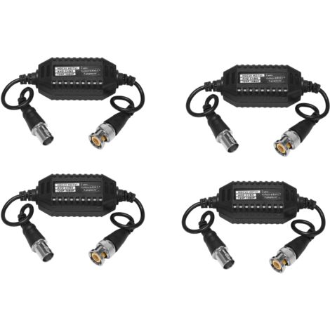 Coaxial Video Ground Loop Isolator Balun BNC Male to Female for CCTV Camera