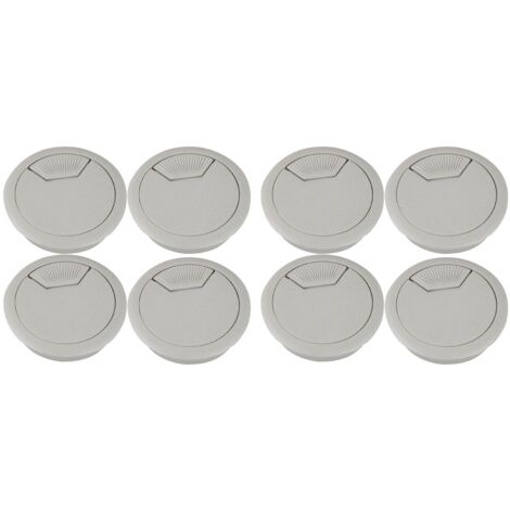 4 Pcs 53mm Drill Hole Plastic Home Computer Desk Cable Cord Grommets X2 ...