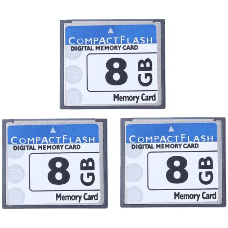 3X Professional 8GB Compact Flash Memory Card(White&Blue)