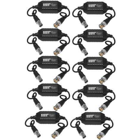 Coaxial Video Ground Loop Isolator Balun BNC Male to Female for CCTV Camera