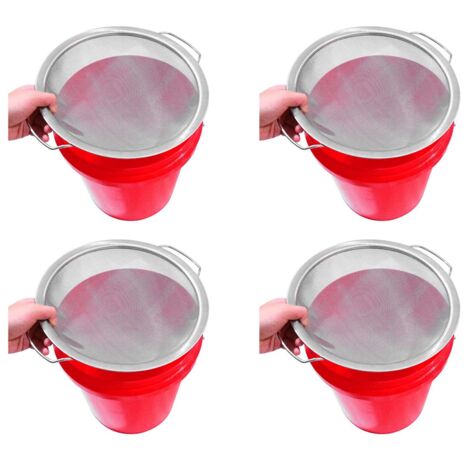 Paint Strainer Mesh Stainless Steel Paint Emulsion Honey Funnel Filter ...