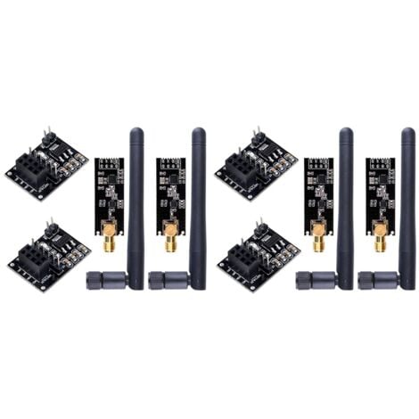 2pcs NRF24L01+PA+LNA RF Transceiver Module with SMA Antenna 2.4 GHz ...