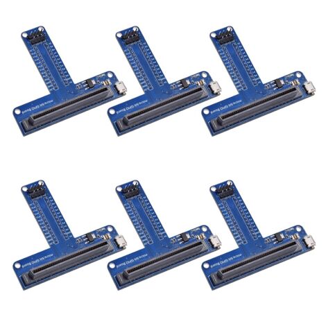6X T-Type Expansion Adapter for Microbit Breadboard Python Graphical ...