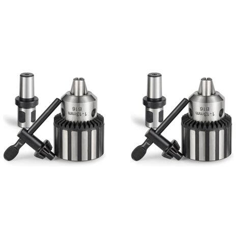 2X Super Heavy Duty 1/2 Inch (1-13mm) Magnetic Drill Chuck with 3/4 ...