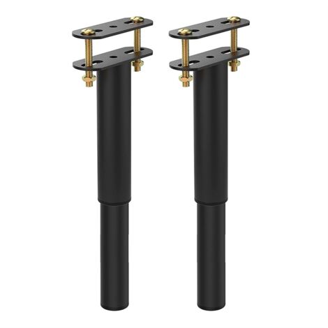 2PCS (7-13.5Inch) Adjustable Metal Bed Frame Support Legs, Bed Frame ...