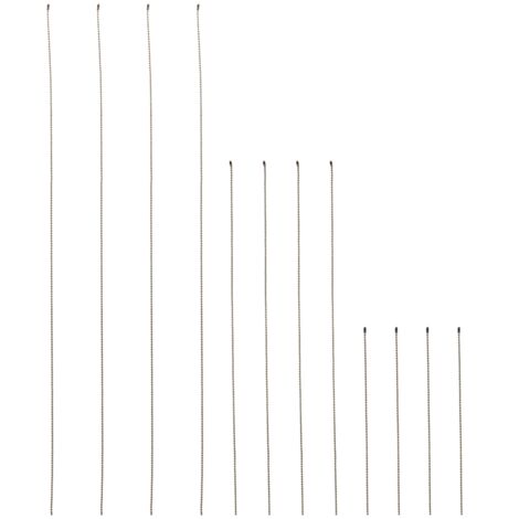 12 Pieces Ceiling Fan Pull Chain Extender Bronze Fan Chain Extension 12 ...