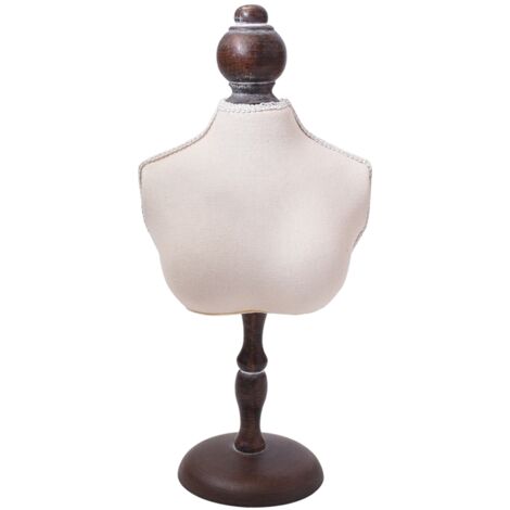 Vintage Model Mannequin Jewelry Rack Frame Hanging Necklace Jewelry Storage