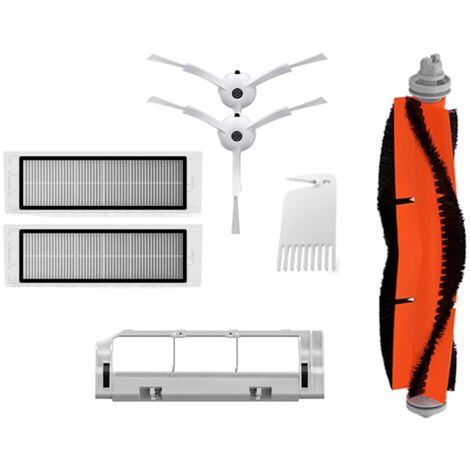 Replacement Kit Sweeping Robot Filter Sweeper Main Brush and Cover Side ...