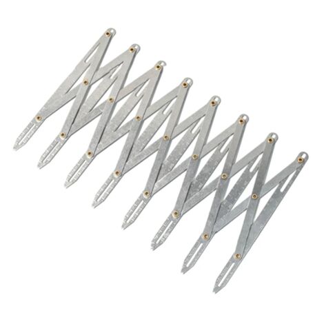 Sewing Gauge, Adjustable Expanding Sewing Gauge Button Guide Spacing ...