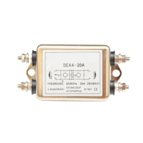 DEA4-20A Single-Phase AC Power Filter Bolt-on 220V Power Purifier