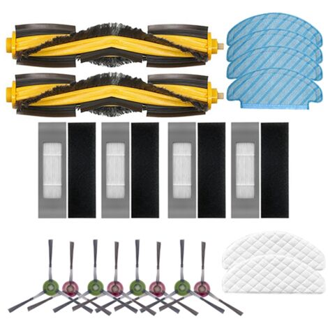 Hepa Filter Main Brush Mop Cloth Rag For Ecovacs Deebot Ozmo T8 Vacuum ...