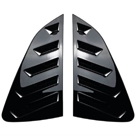 Car Bright Black Rear Window Louver Shutter Cover Trim for Volkswagen ...