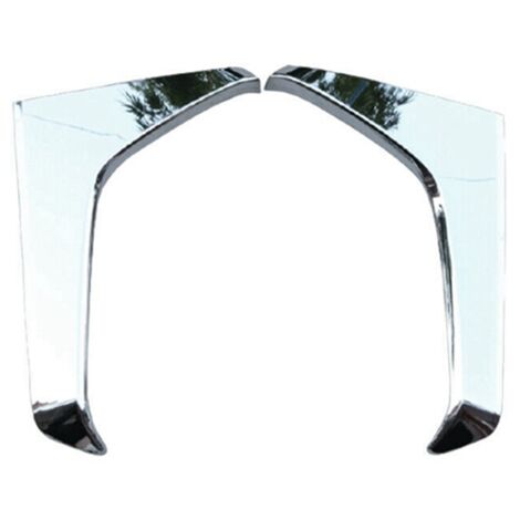 Car Chrome Silver Rear Window Side Spoiler Canards Splitter For Subaru ...