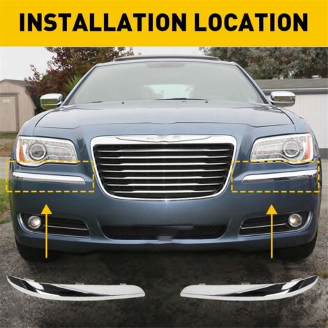 68127941AB, 68127940AB for Chrysler 300 2011-2014 Front Bumper Molding ...