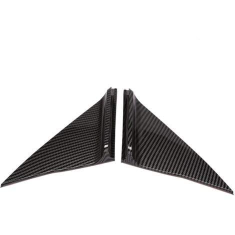 For Tesla Model 3 Carbon Fiber Front Triangle Spoiler Noise Reduction ...