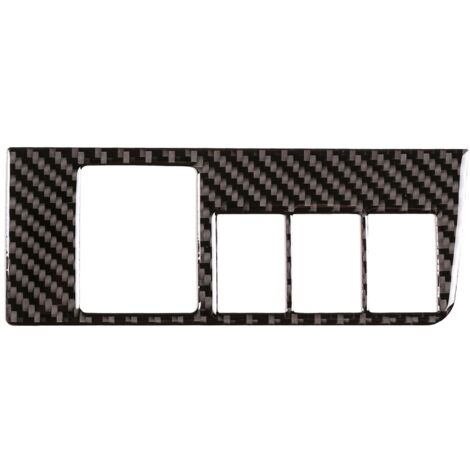 Carbon Fiber ABS Side Rear View Mirror Adjustment Button Panel Trim ...