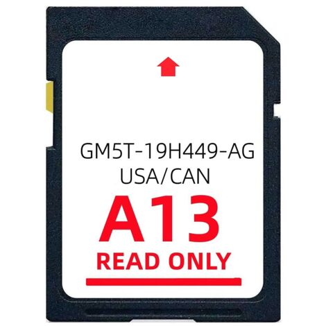 A13 Navigation Card Latest 2022 Navigation Card Maps Sync System Update ...