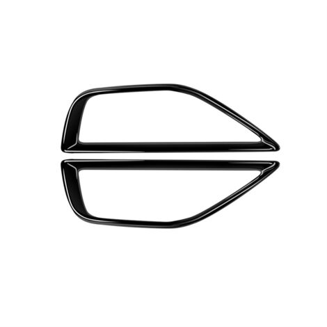 RHD Bright Black Car Door Inner Handle Frame Decorative Sticker for ...