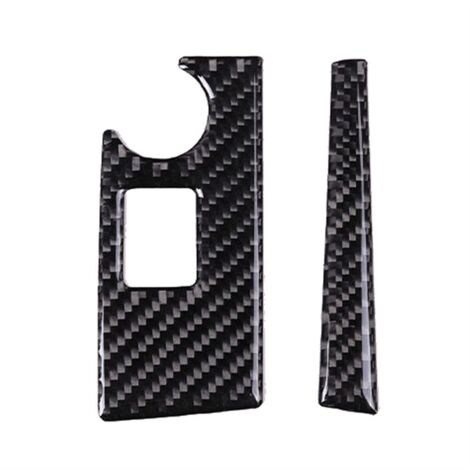Car Carbon Fiber Center Console Dashboard Navigation Switch Button ...